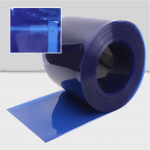 Transparent Blue PVC Strip By The Metre | From Redwood Strip Curtains